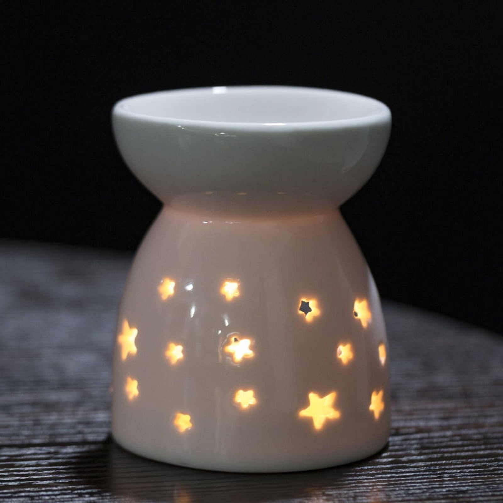 TOPBATHY1 Ceramic Tealight Candle Holder, Essential Oil Burner, Wax ...
