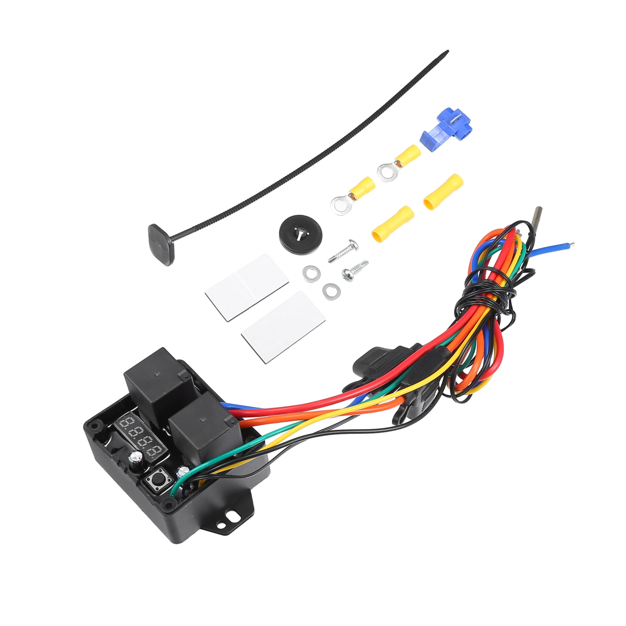 1 Set Temperature Range Digital Electric Thermatic Fan Switch Kit for ...
