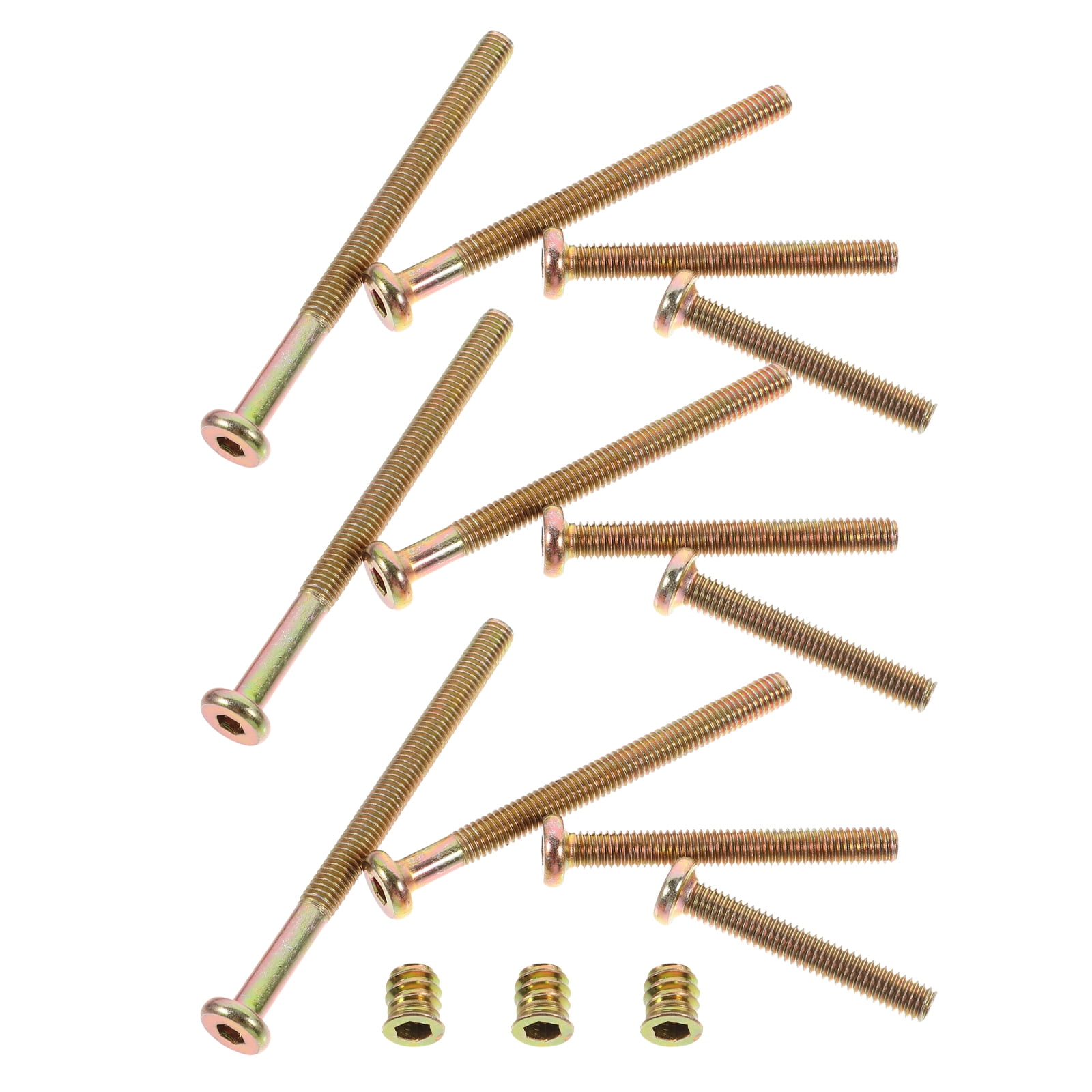 1 Set Threaded Hex Inserts Furniture Hex Inserts Threaded Wood Inserts ...