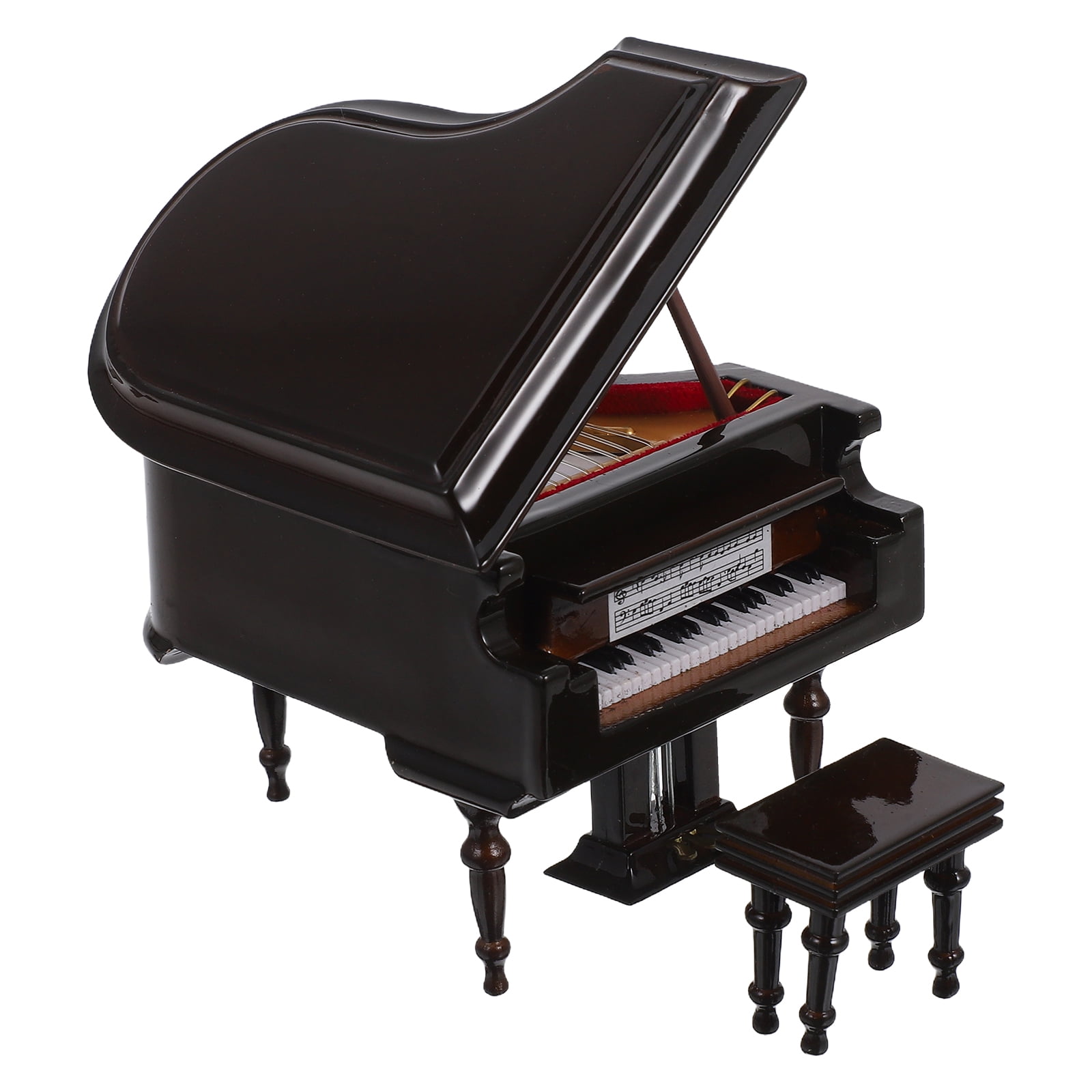 1 Set Tiny Piano Model For Dollhouse Small Miniature Piano Model ...
