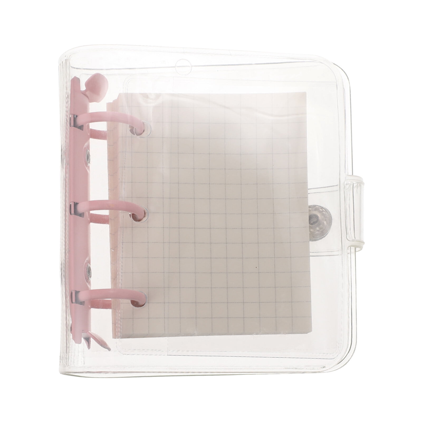 1 Set Transparent PVC Note Pad Three Holes Coil Note Book Coil Hand ...