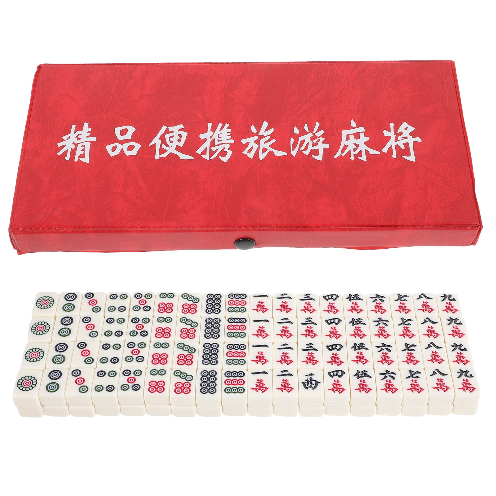 1 Set Travel Miniature Mahjong Set Chinese Mahjong Game Mini Mahjong ...