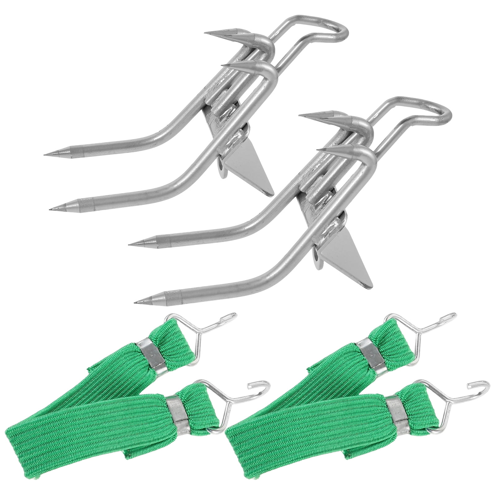 1 Set Tree Climbing Spikes Metal and Rubber Shoes for Climbing Trees ...