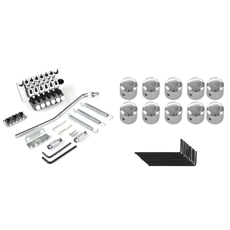 1 Set Tremolo Bridge Assembly Double System Parts Locking System & 1 ...