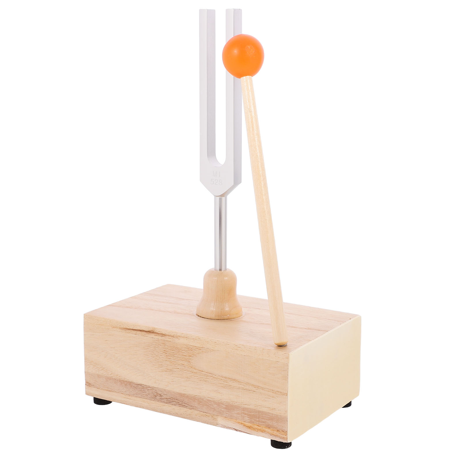 1 Set Tuning Fork Percussion Resonator Wooden Resonator Box Tuning Fork ...