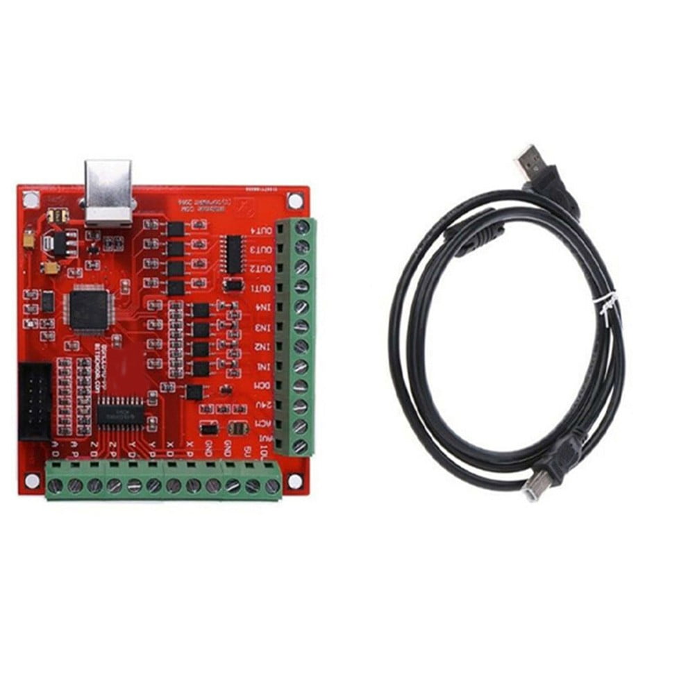 1 Set Usb Mach 3 100khz Breakout Board 4 Axis Interface Driver Cnc Motion Controller 3 15x3 03