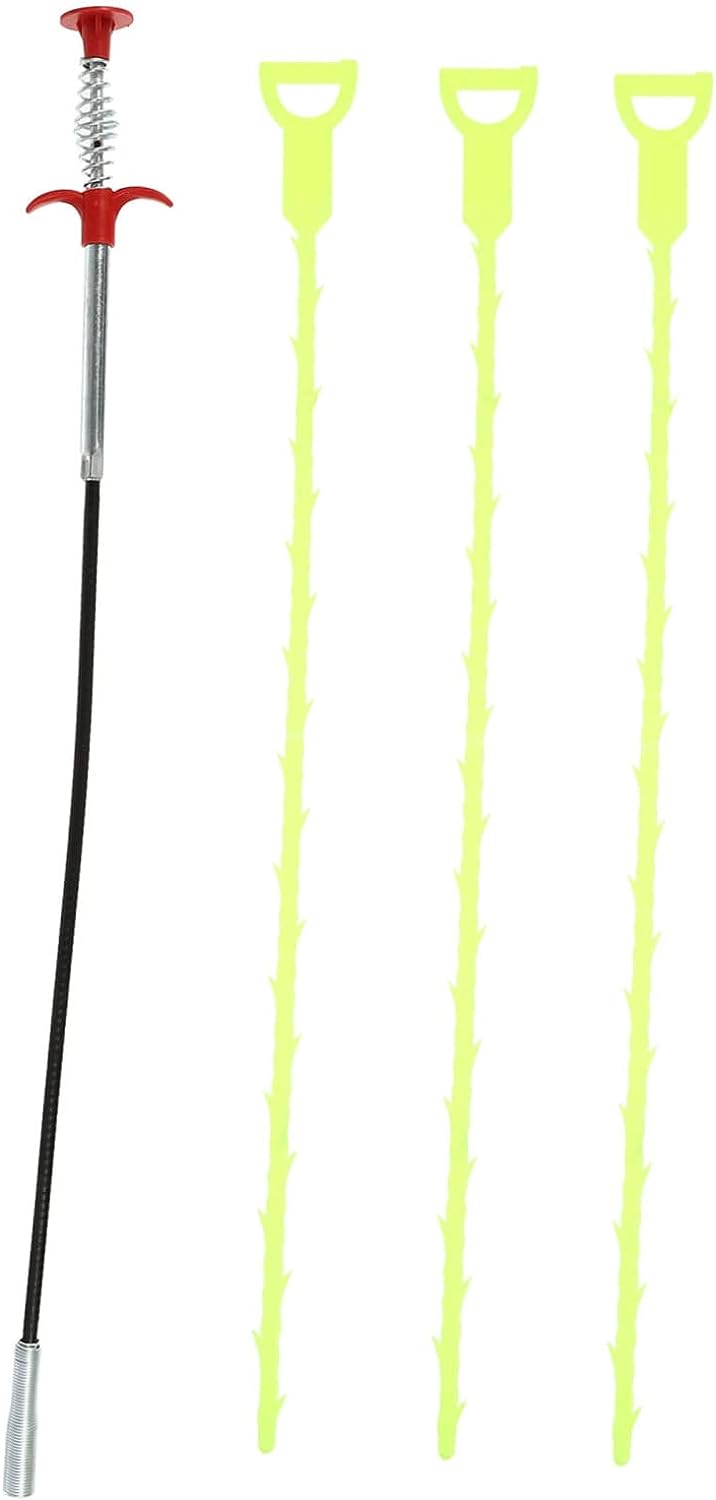 1 Set Unclog Cleaning Tools Pipe Cleaner Pipe Tool Draino Drain Cleaner ...