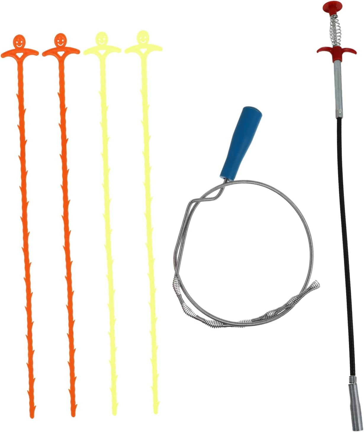 1 Set Unclog Household Tools Toilet Sink Pipe Tool Hair Unclogger Drain ...