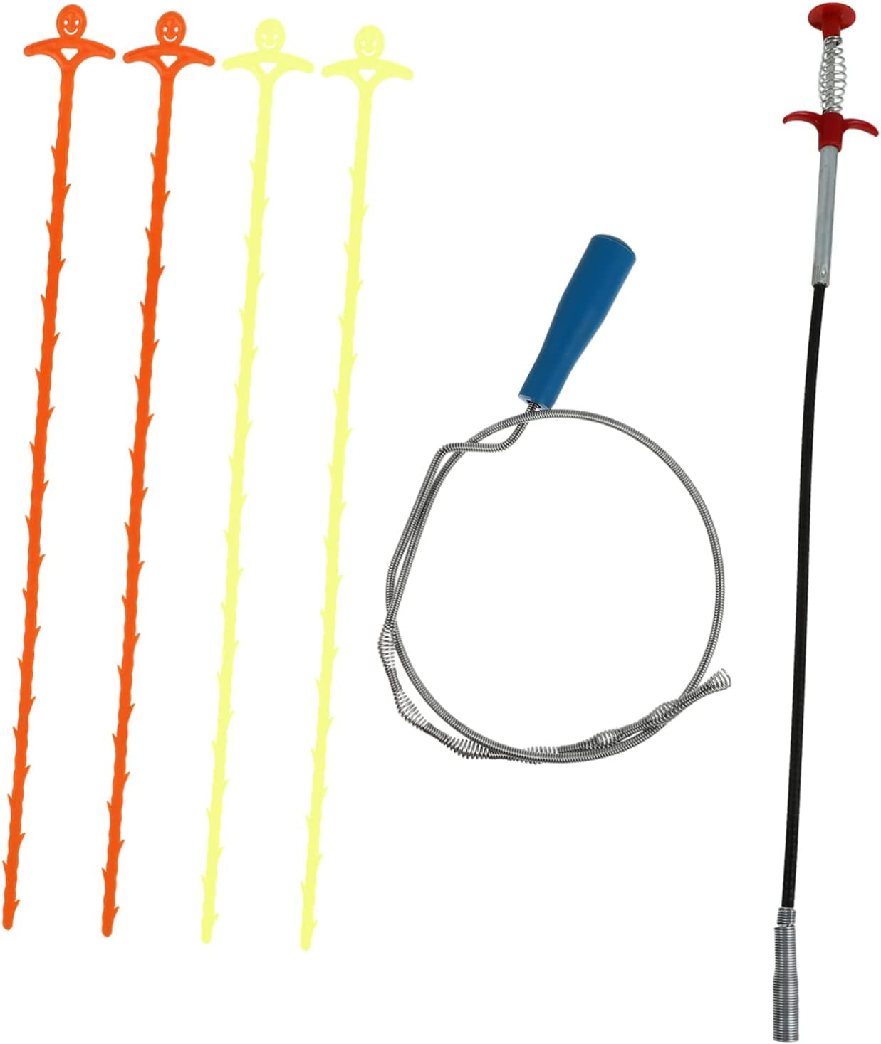 1 Set Unclog Pipe Tool Household Tools Toilet Sink Bathroom Hair ...