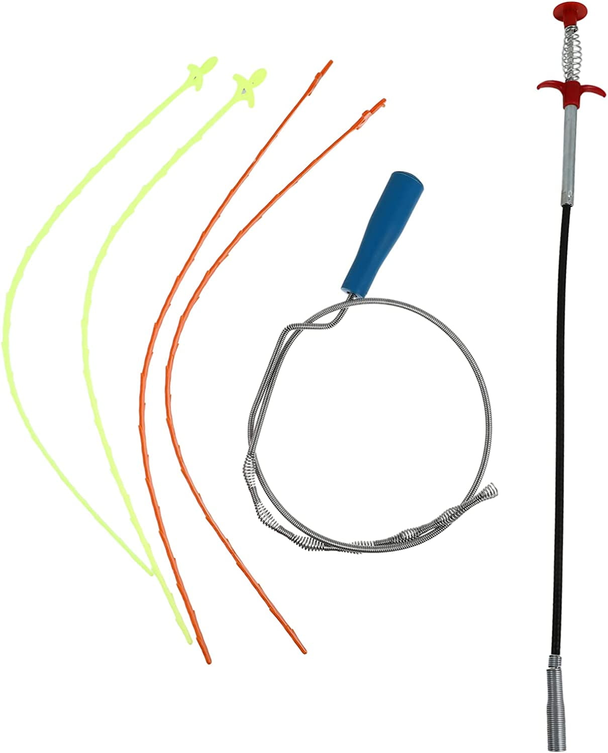 1 Set Unclog Pipe Tool Toilet Sink Household Tools Shower Drain Clog ...