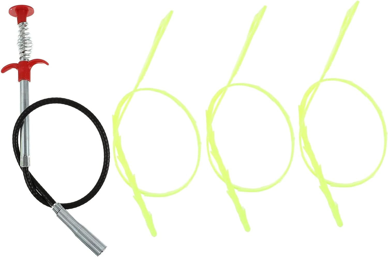 1 Set Unclog Toilet Sink Spring Tool Cleaning Tools Snake Drain Clog ...