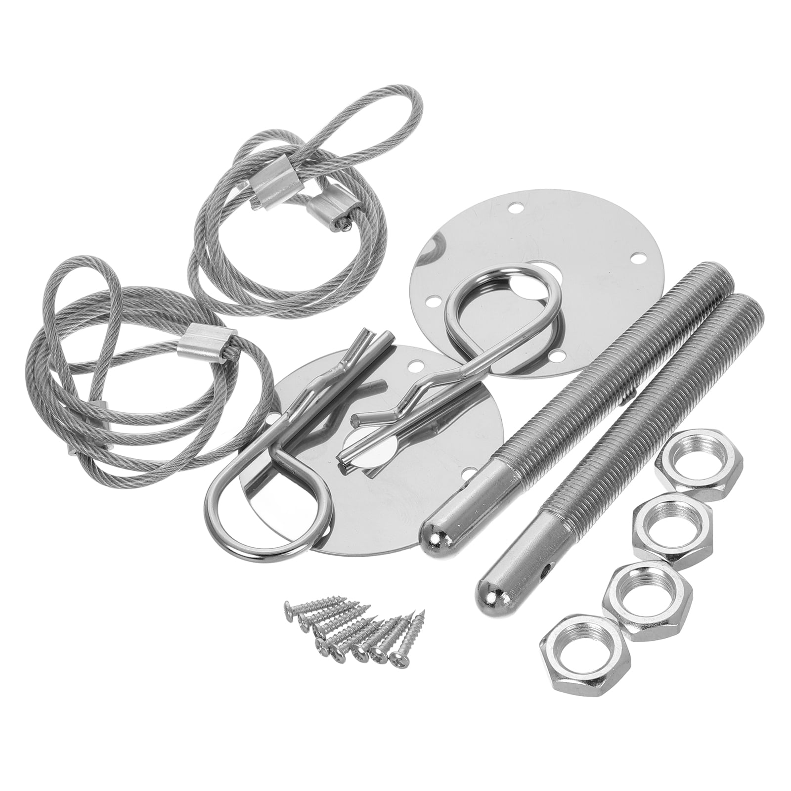 1 Set Universal Racing Hood Pin Kit Car Hood Pins Kit Locking Hood Pins ...