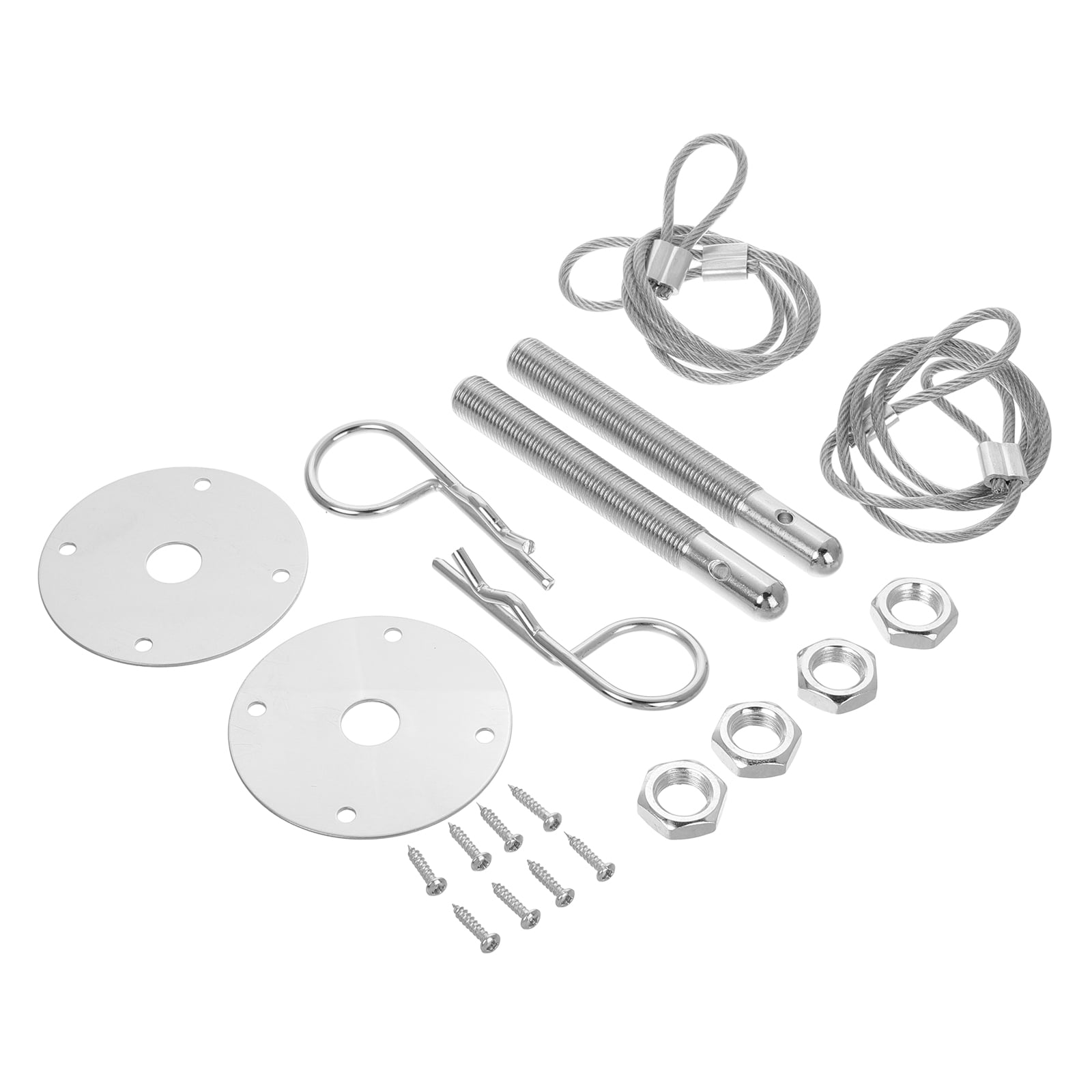 1 Set Universal Racing Hood Pin Kit Car Hood Pins Kit Locking Hood Pins ...