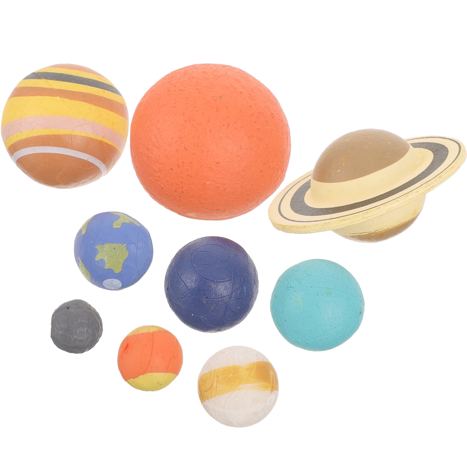 Eease Planets Model Set Plastic Solar System Balls Talking Space Toys ...