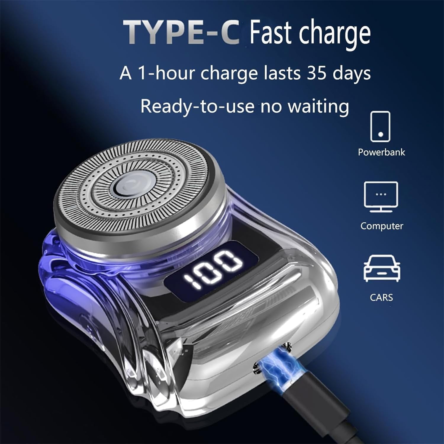 1 Set Upgraded Version Mini Electric Shaver, Mini Electric Razor ...