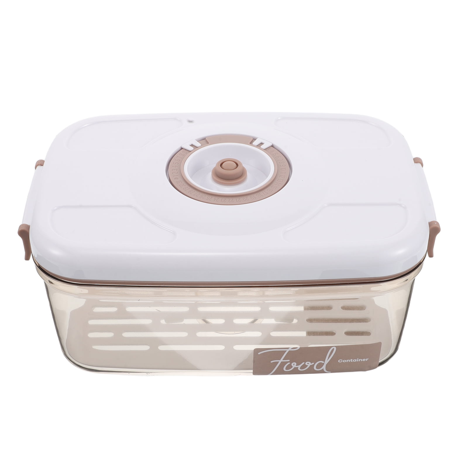 1 Set Vacuum Food Storage Containers Stackable Airtight Food Keeping ...