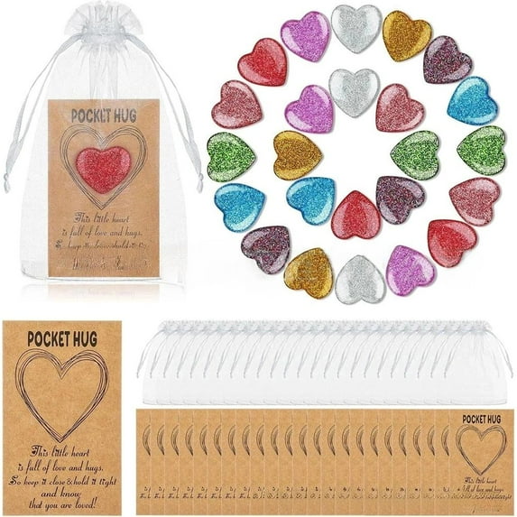 1 Set Valentine's Day Gift Pocket Hug Heart with Greeting Cards,Little ...