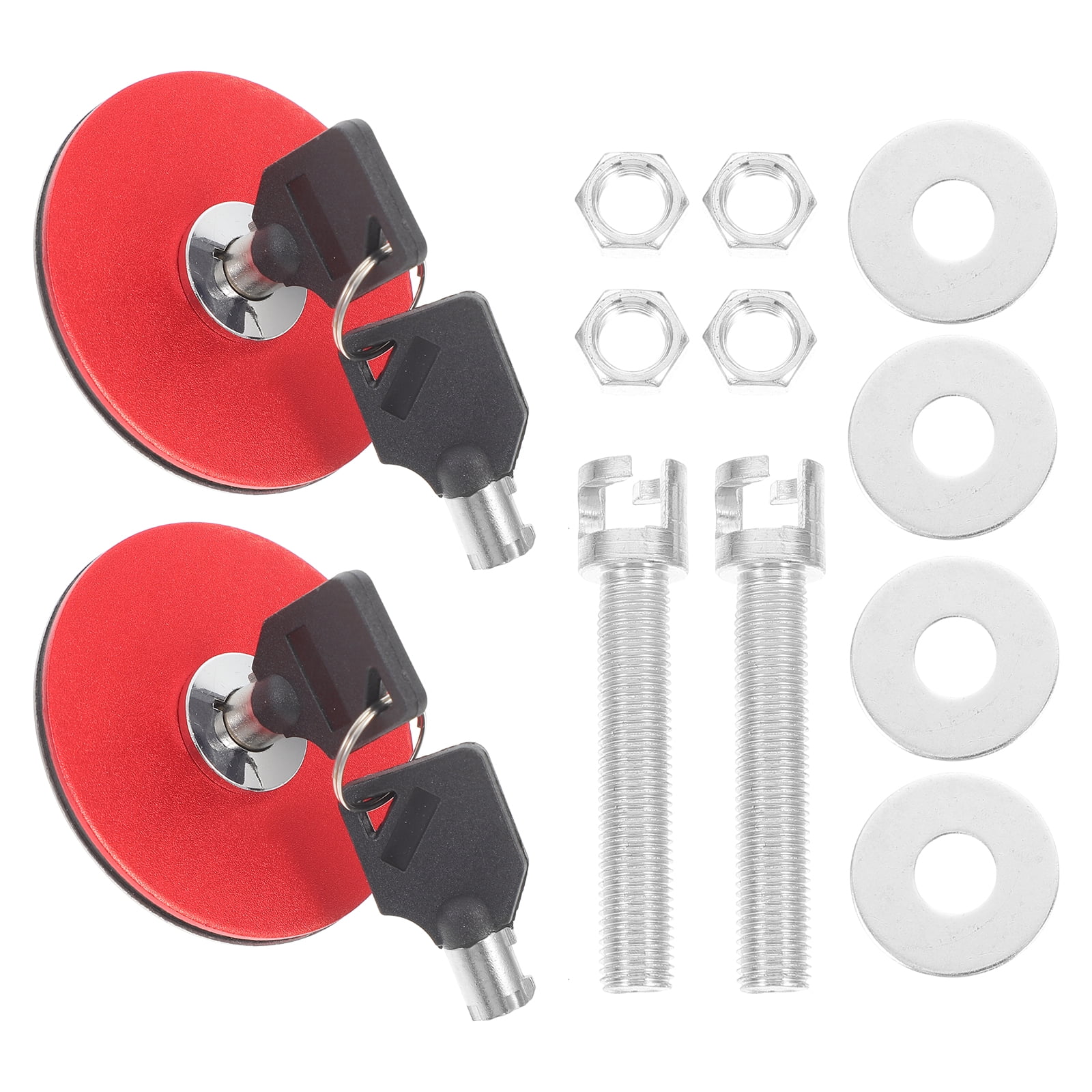 1 Set Vehicle Hood Locking Pin Quick Latch Bumper Car Hood Pin Lock Kit ...