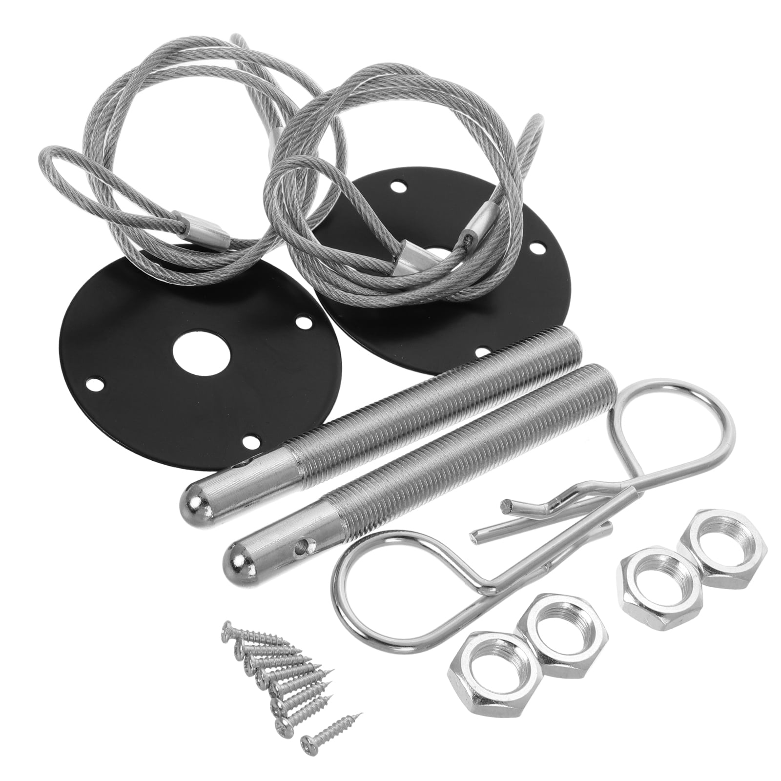 1 Set Versatile Hood Pins Kit for Cars Vehicle Universal Hood Lock Car ...