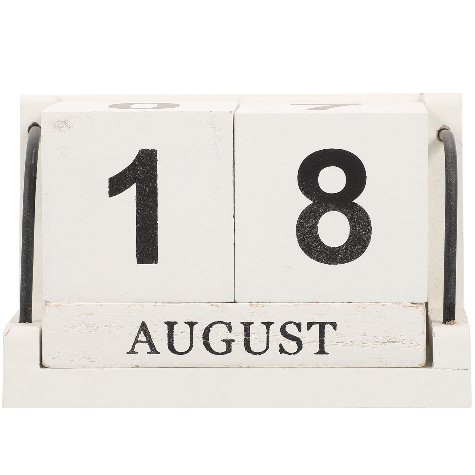 FELTECHELECTR Block Dates For Desk White Home 1 Set 4.40X2.87X2.28 In ...