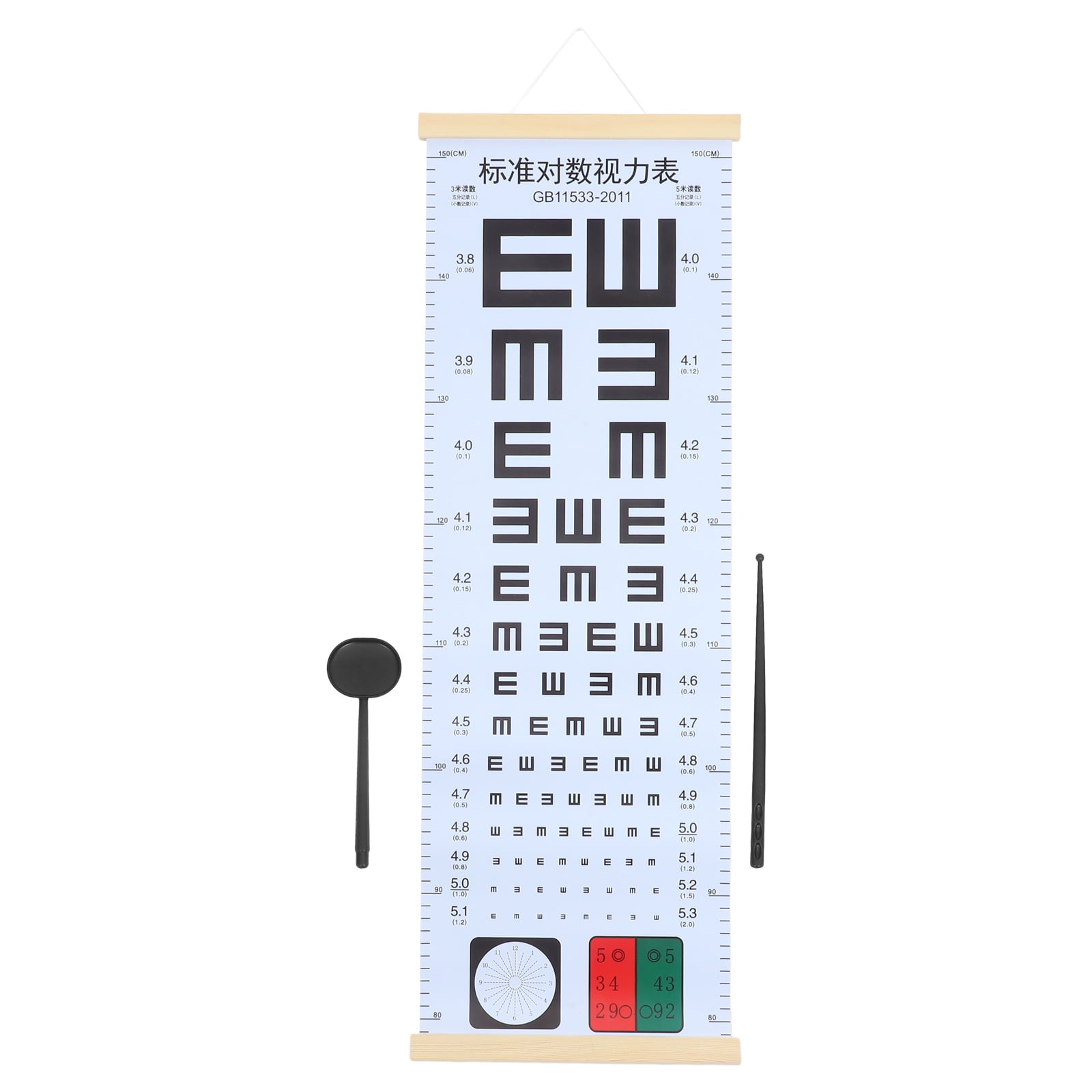 1 Set Vision Test Chart Visual Testing Chart Vision Test Chart Test Eye ...