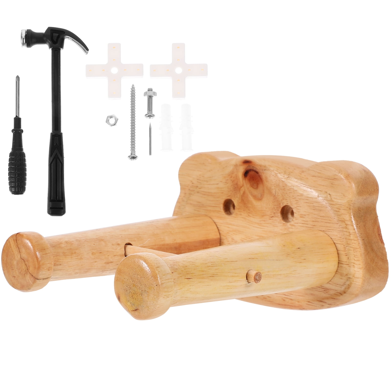 1 Set Wall Mount Guitar Hanger Folk Guitar Display Holder Guitar Hook ...