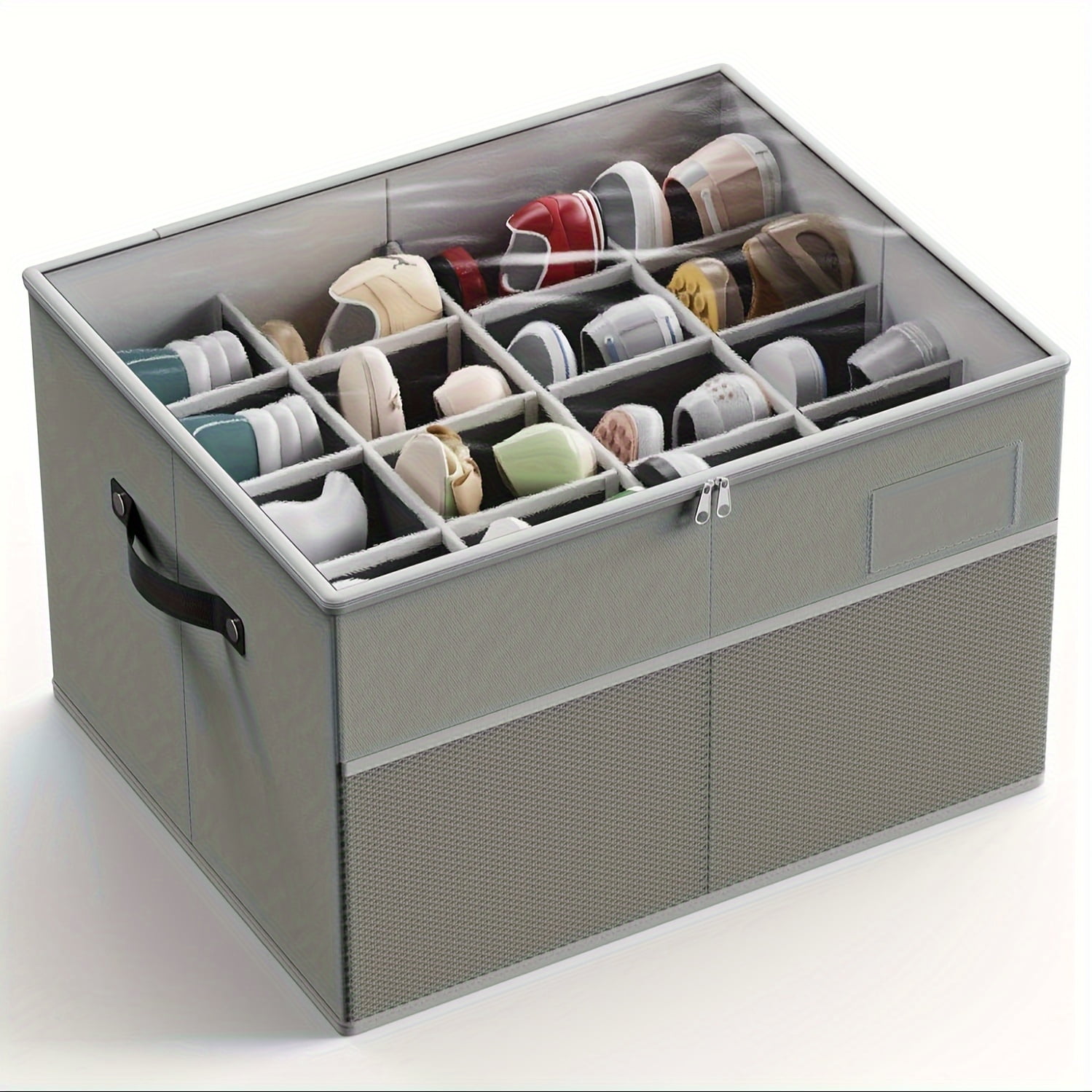 1 Set of Wardrobe Shoes Storage Box, Suitable for 16 Pairs, Large Shoe ...