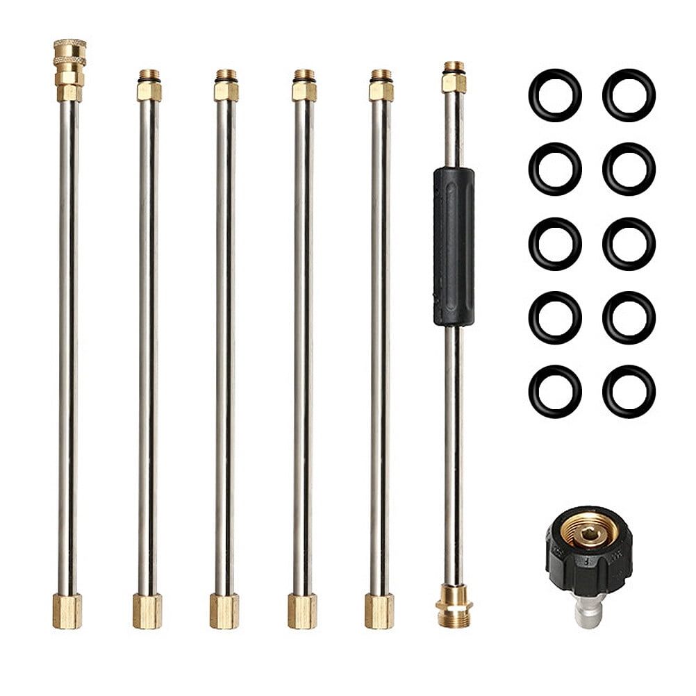 1 Set Washer Extension Poles Cleaner Lengthen Rods High Pressure ...
