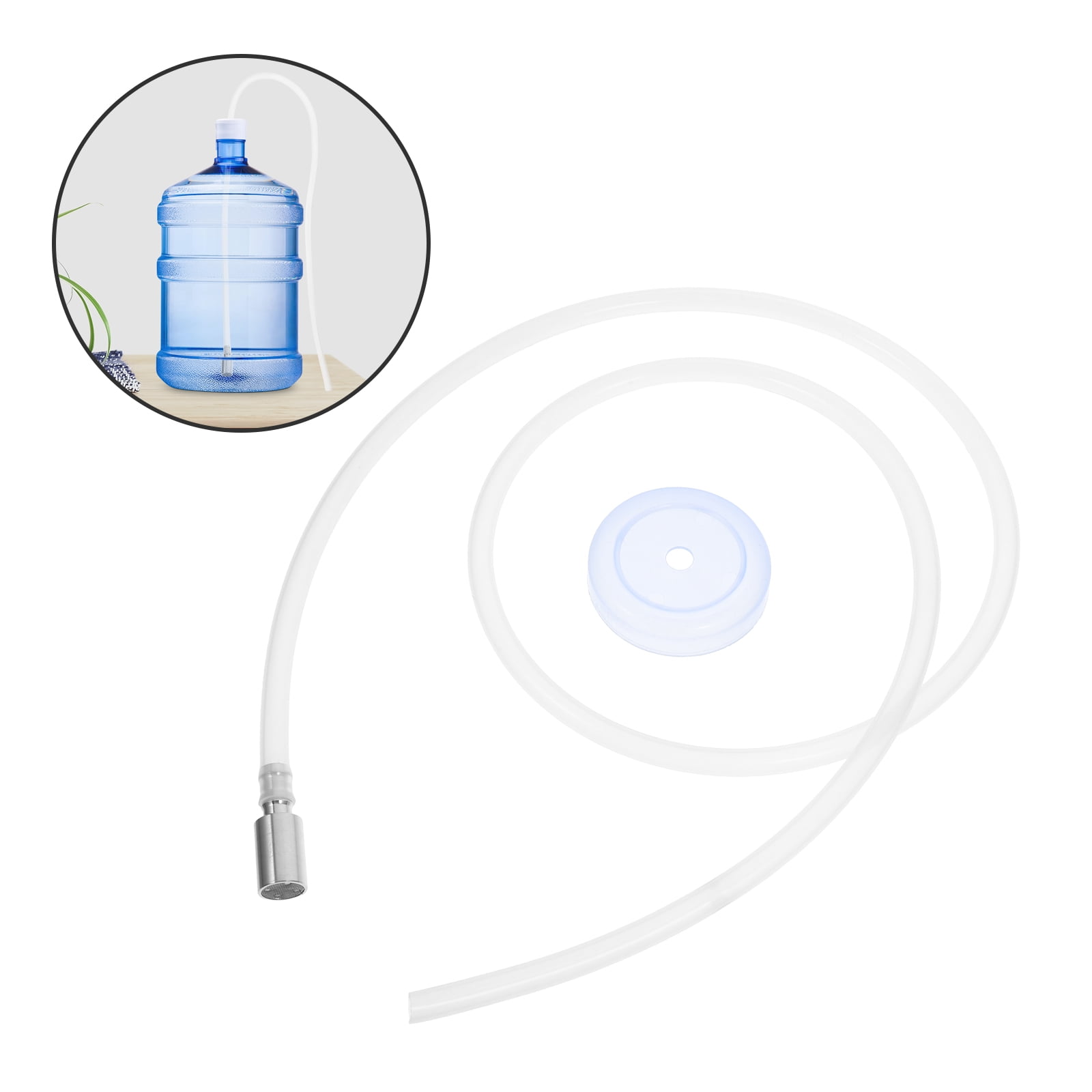 PENIKOKO 1 Set Water Dispenser Replacement Silicone Tube with Stainless ...