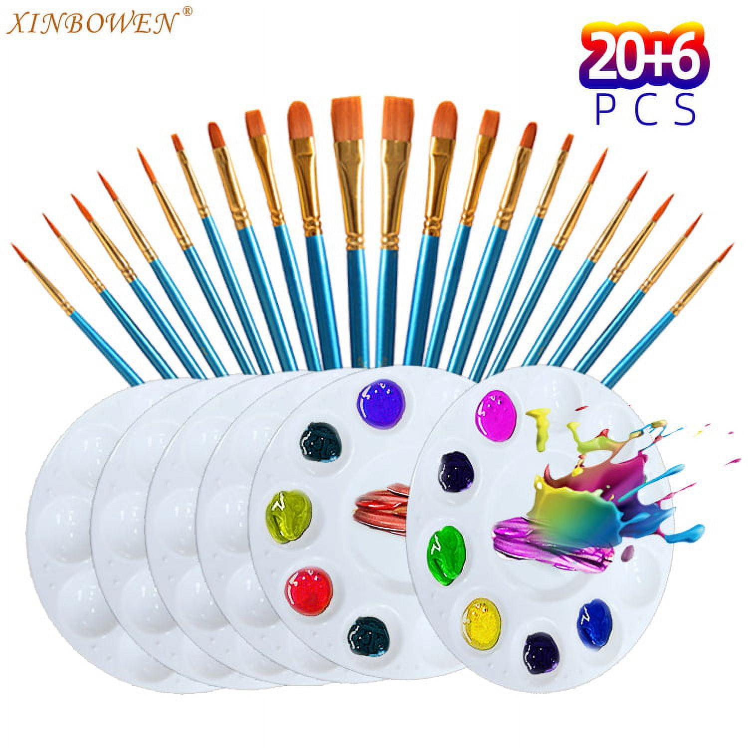 Worgeous 1 Set Watercolor Mixers Mixing Trays and Painting Multi ...