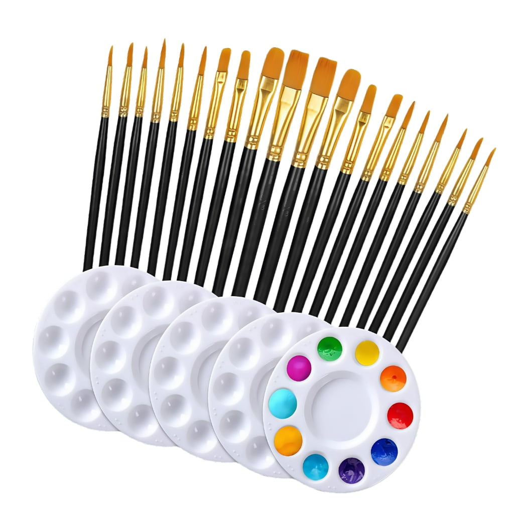 1 Set Watercolor Paint Brushes Nylon Hair Painting Brush Art Supplies ...