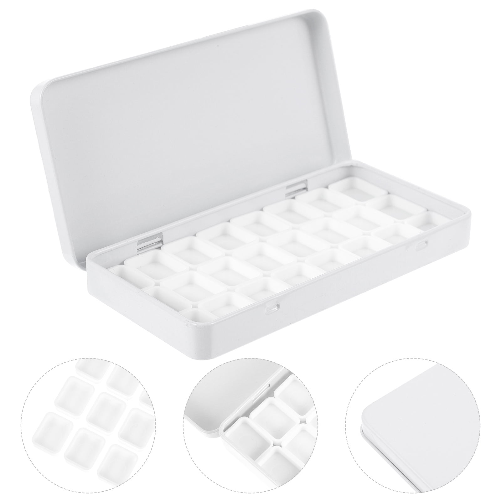1 Set Watercolor Paint Pan Plastic Empty Watercolor Case for Artist ...