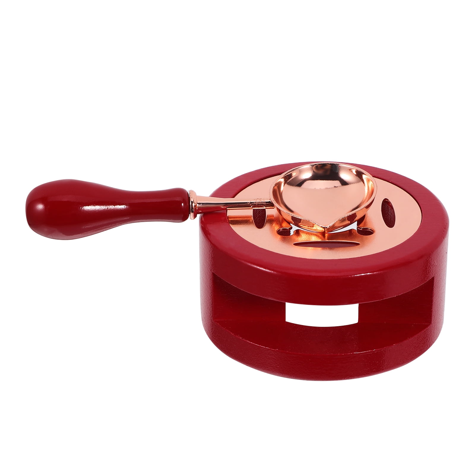 1 Set Wax Seal Warmer Wax Seal Melter Retro Melt Stove Pot Furnace For ...