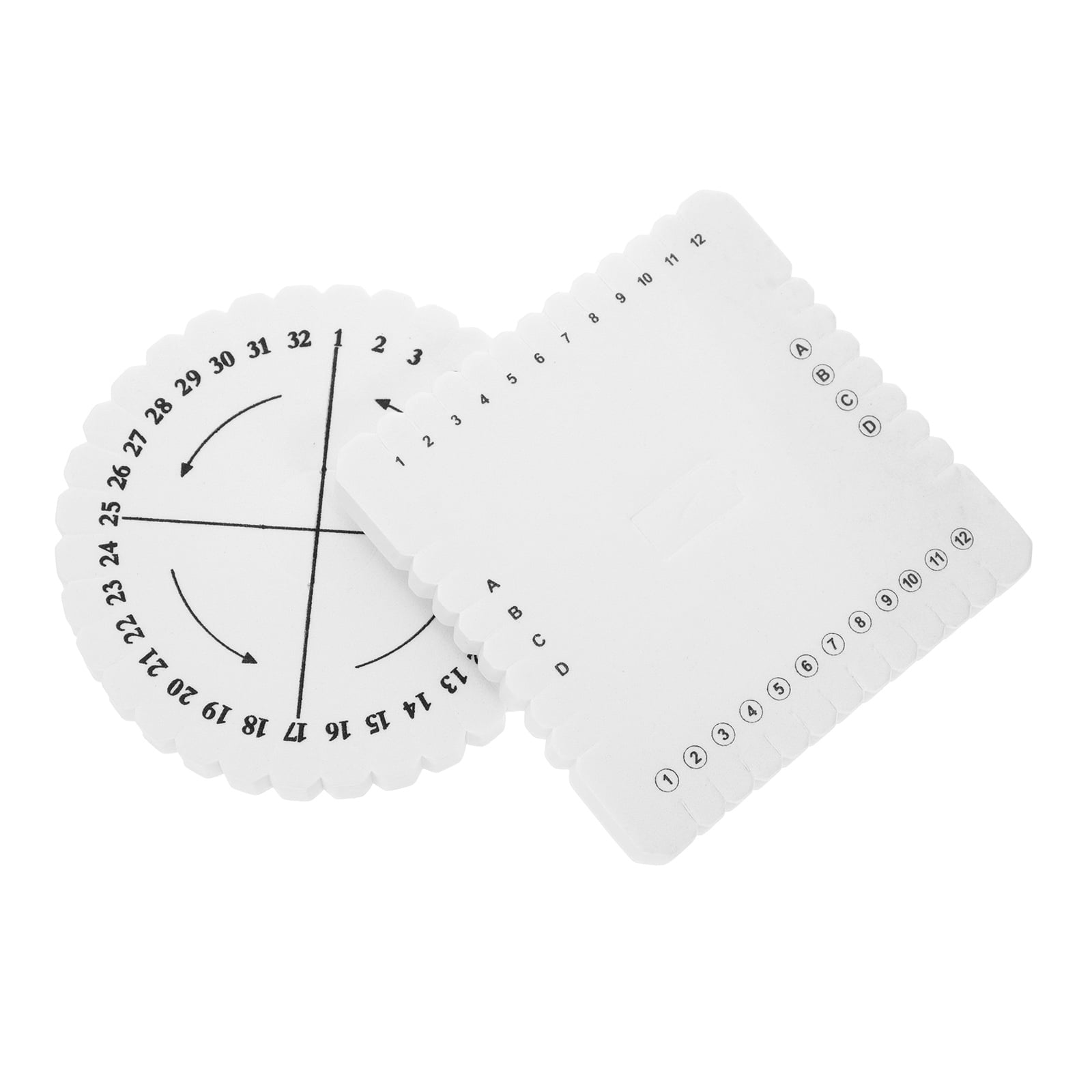White EVA Foam Weaving Tray for DIY Use with Long Lasting Durable ...