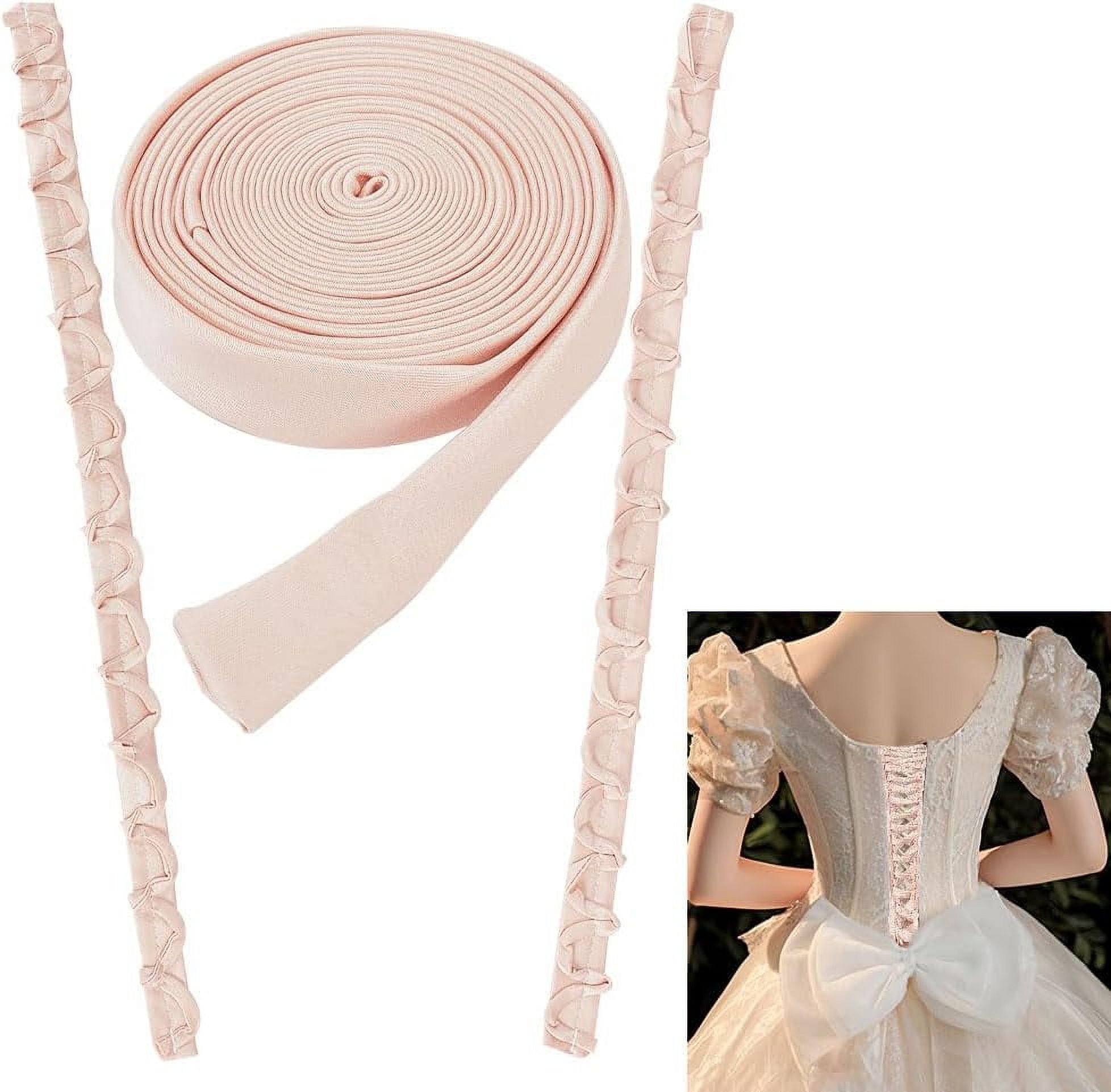 1 Set Wedding Dress Zipper Replacement PeachPuff Adjustable DIY Craft ...