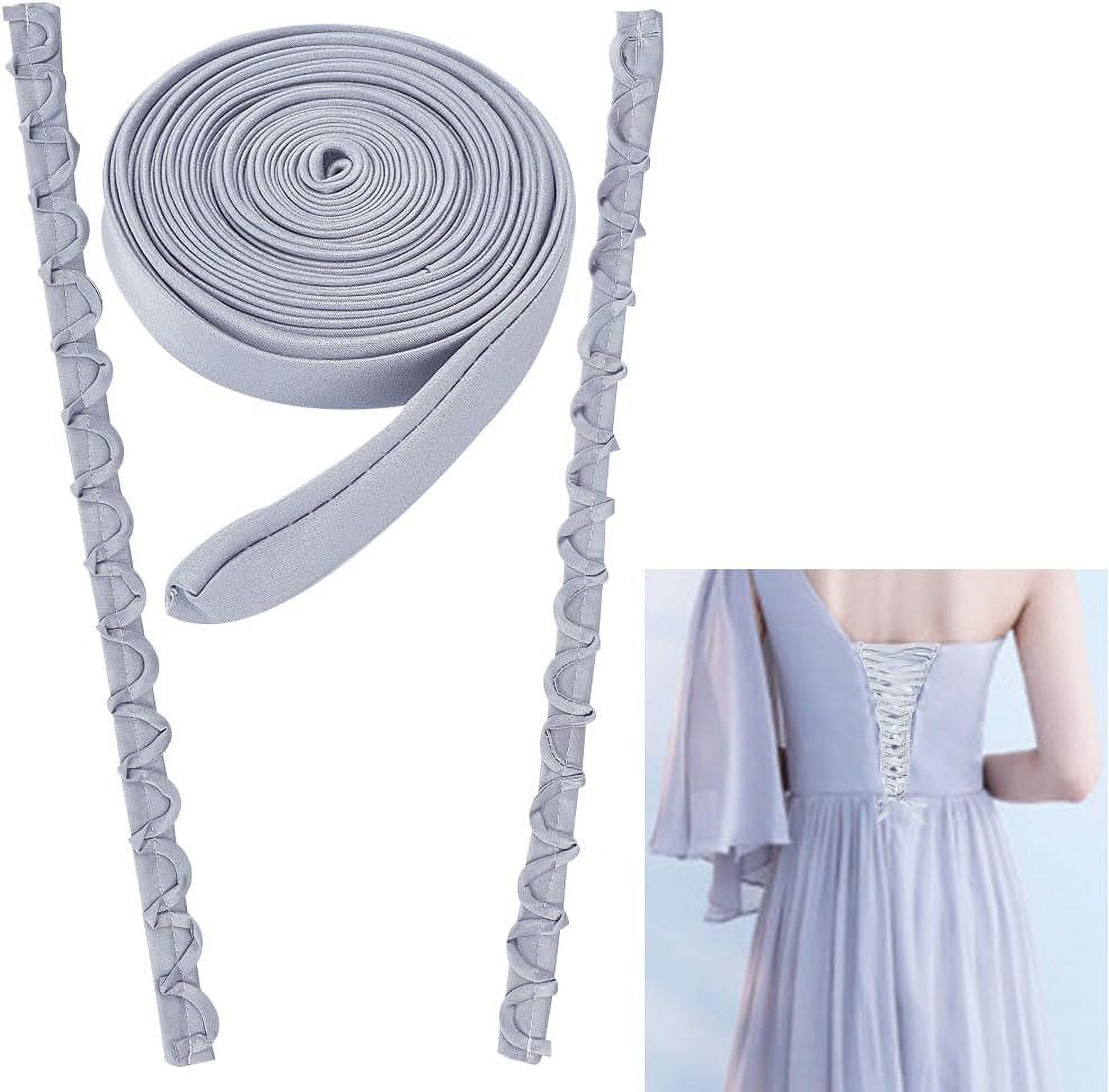 1 Set Wedding Dress Zipper Replacement Silver Adjustable DIY Craft ...