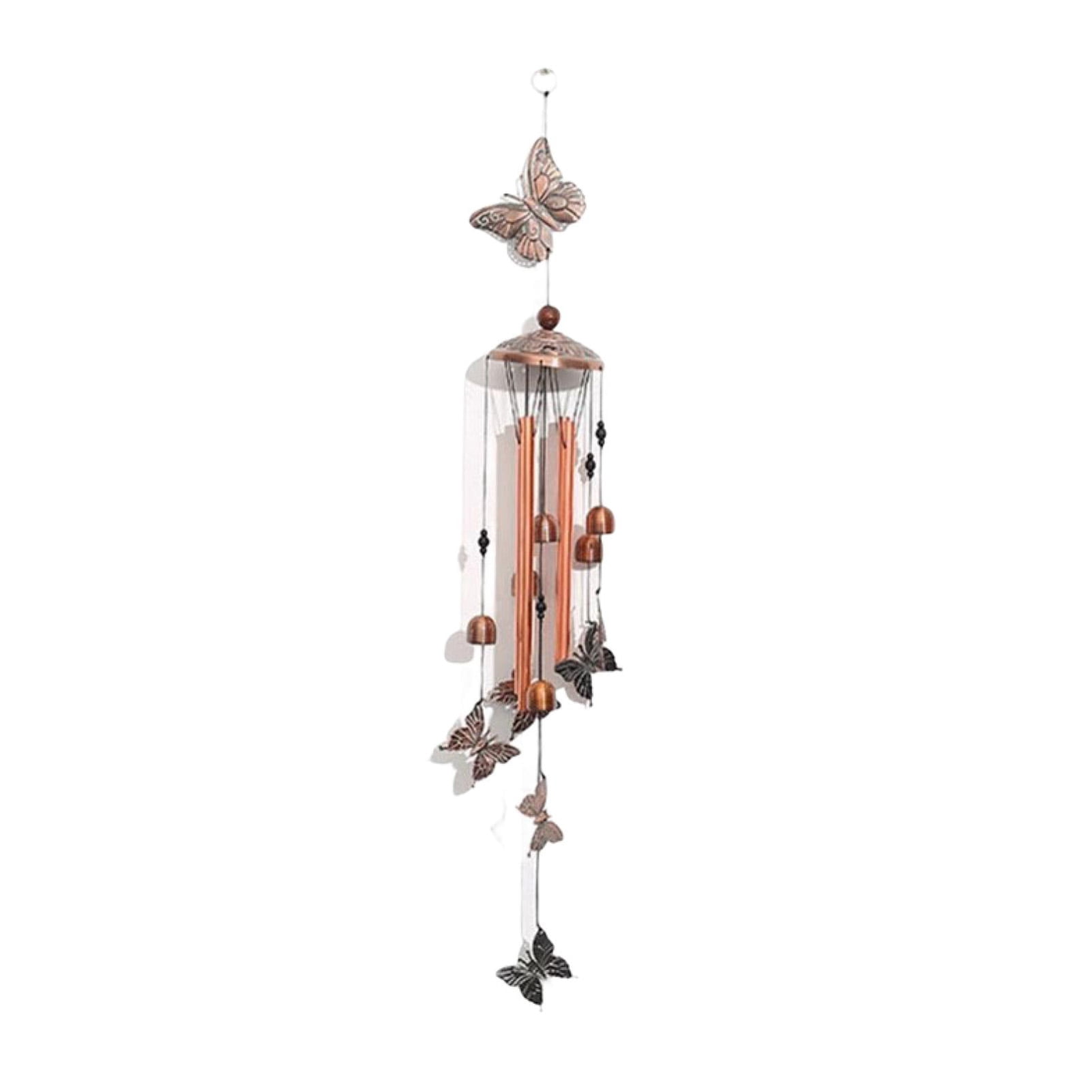 1 Set Wind Chime Exquisite Vintage Decorative Metal Angel Windbell ...