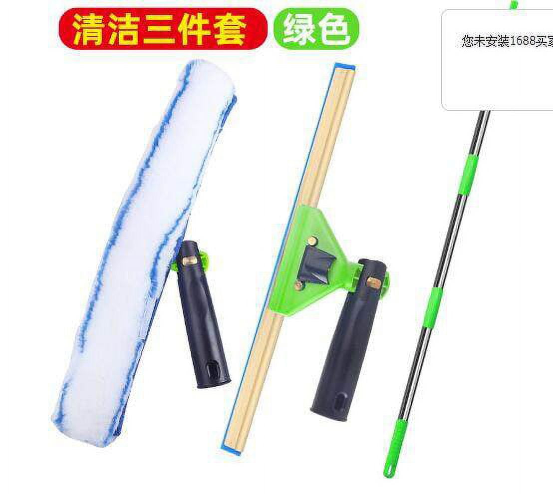 1 Set Window Cleaning Squeegee Microfiber Window Scrubber Window ...