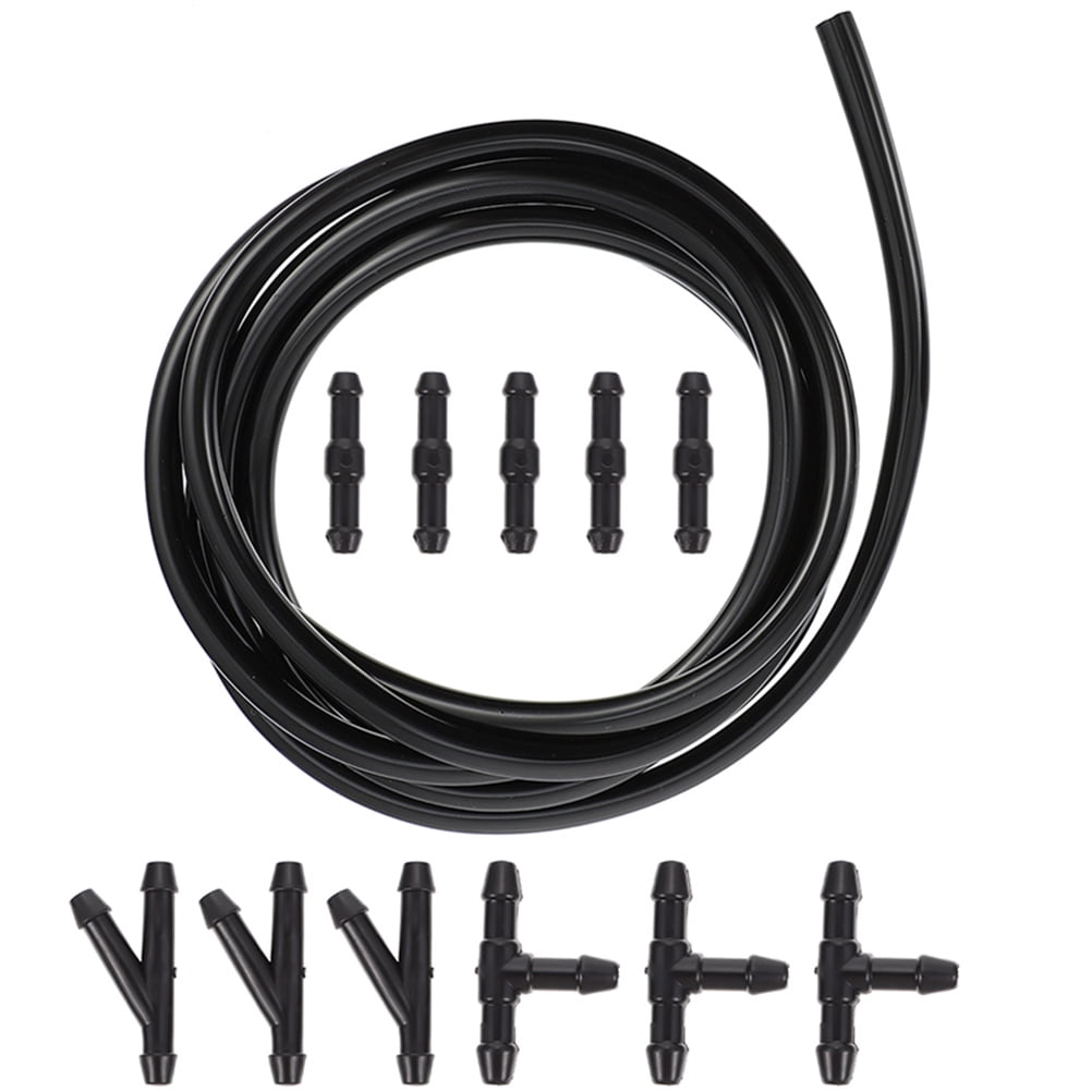 ADDHAT Windshield Washer Hose Kit Black Plastic Replacement for Car and ...