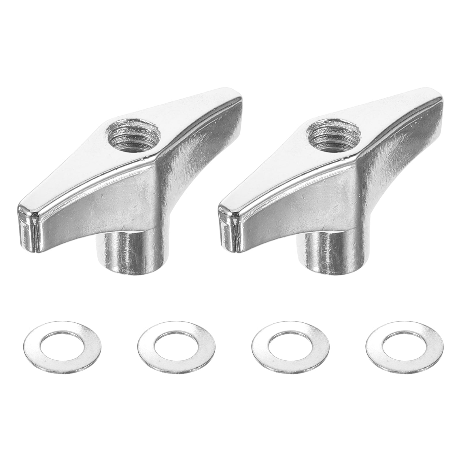 1 Set Wing Nut Hand Tighten Fastener Butterfly Screw Fastening Nut Part ...