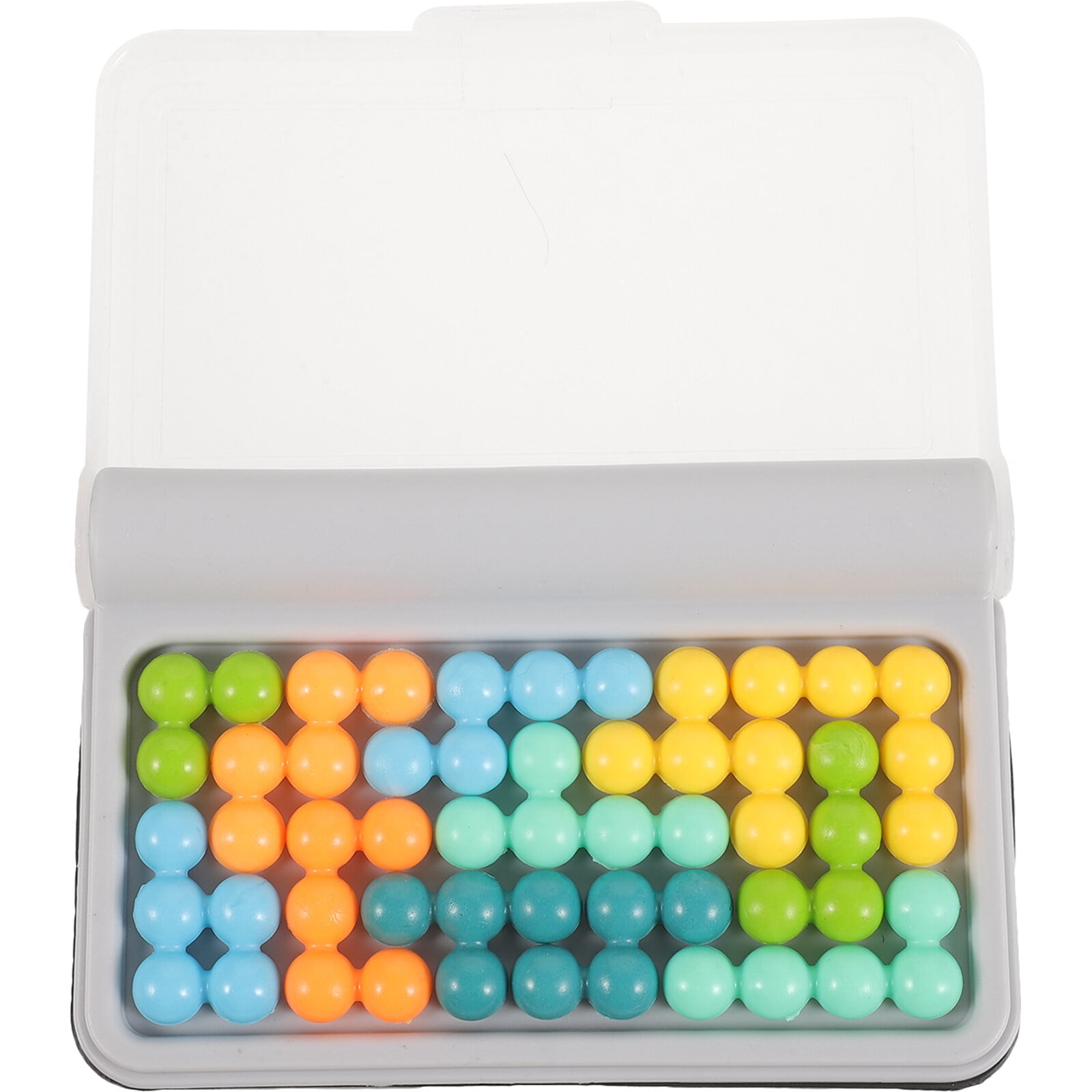 1 Set Wisdom Pyramid Beads Toy Intelligence Beads Logical Thinking Game ...