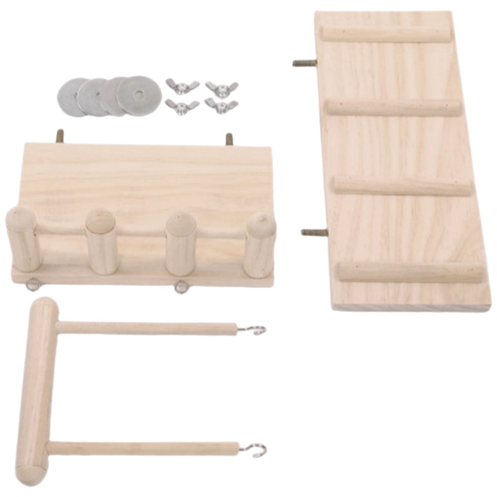 1 Set Wood Hamster Stand Guinea Pig Platform Hamster Platform and ...