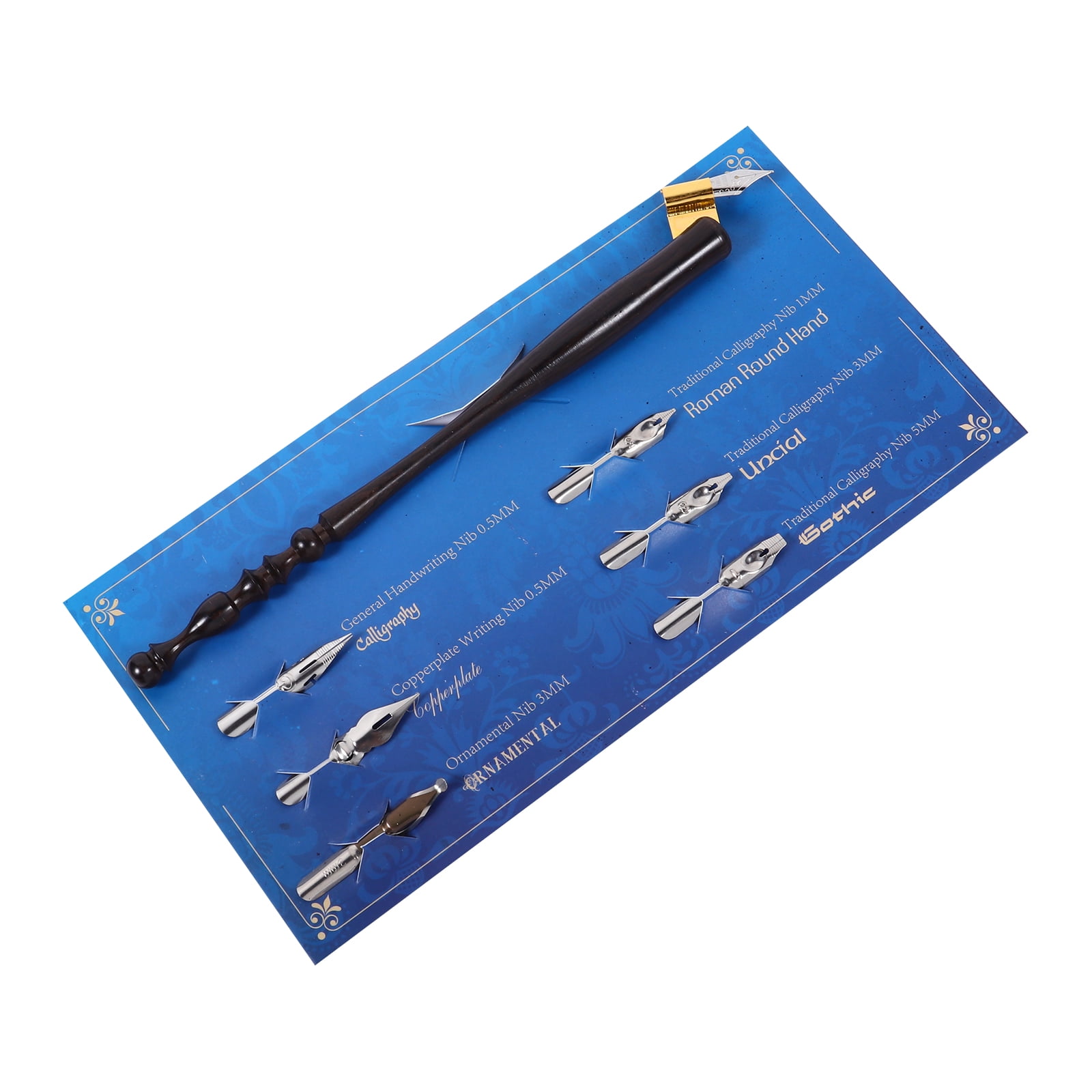 1 Set Wood Handle Dip Pen Useful Student Stationery Kids Writing Tool ...