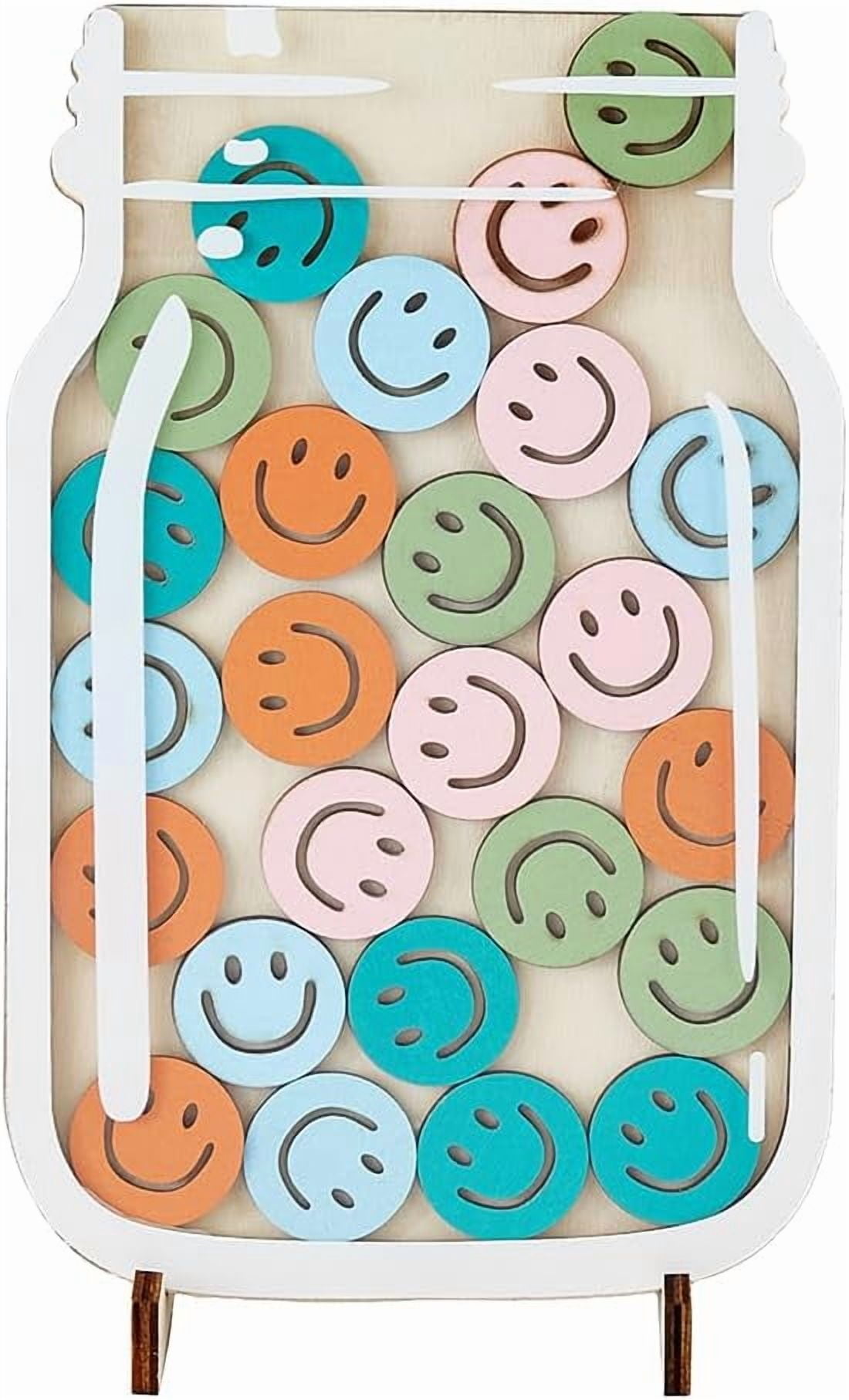 1 Set Wood Reward Jar 9x5 Inch Positive Behavior Chart Reward System ...