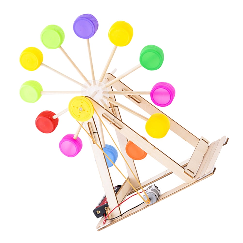 1 Set Wooden Ferris Wheel Models DIY Ferris Wheel Toys Wooden Model ...