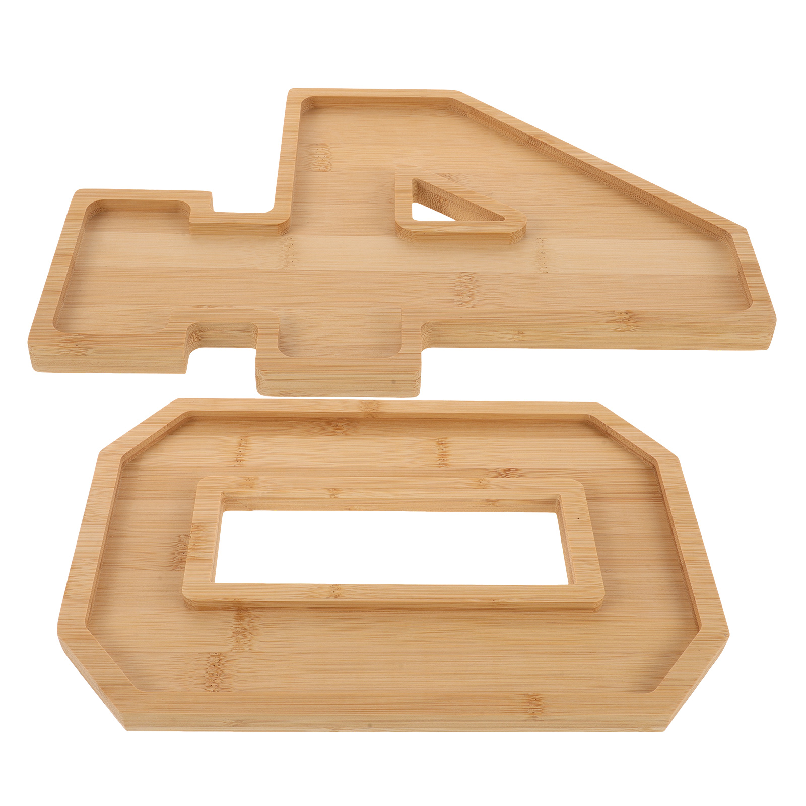 1 Set Wood Number 40 Charcuterie Tray Wooden Serving Tray Snack Food ...