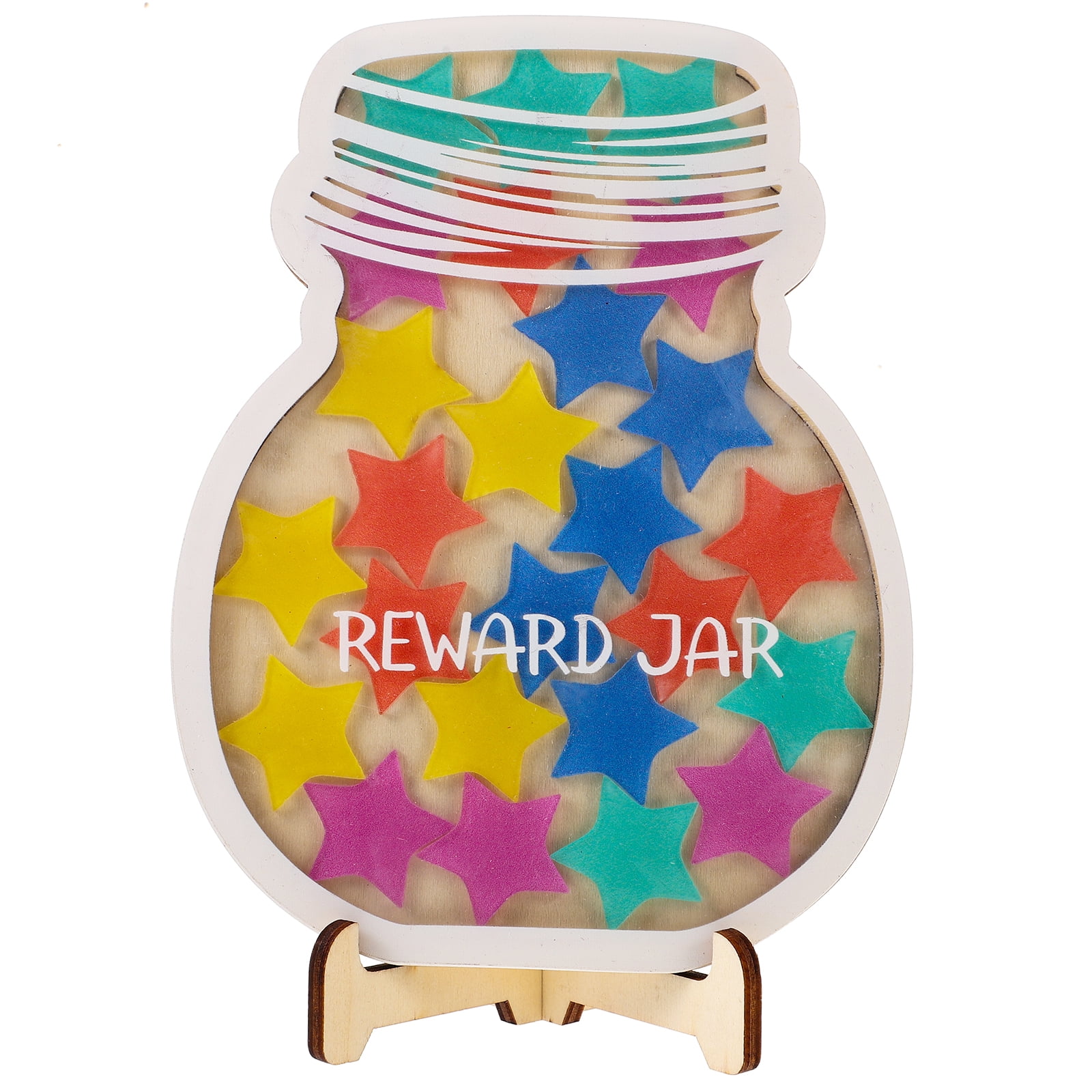 1 Set Wooden Reward Chart Motivate Jar Motivate Chart Wooden Reward ...
