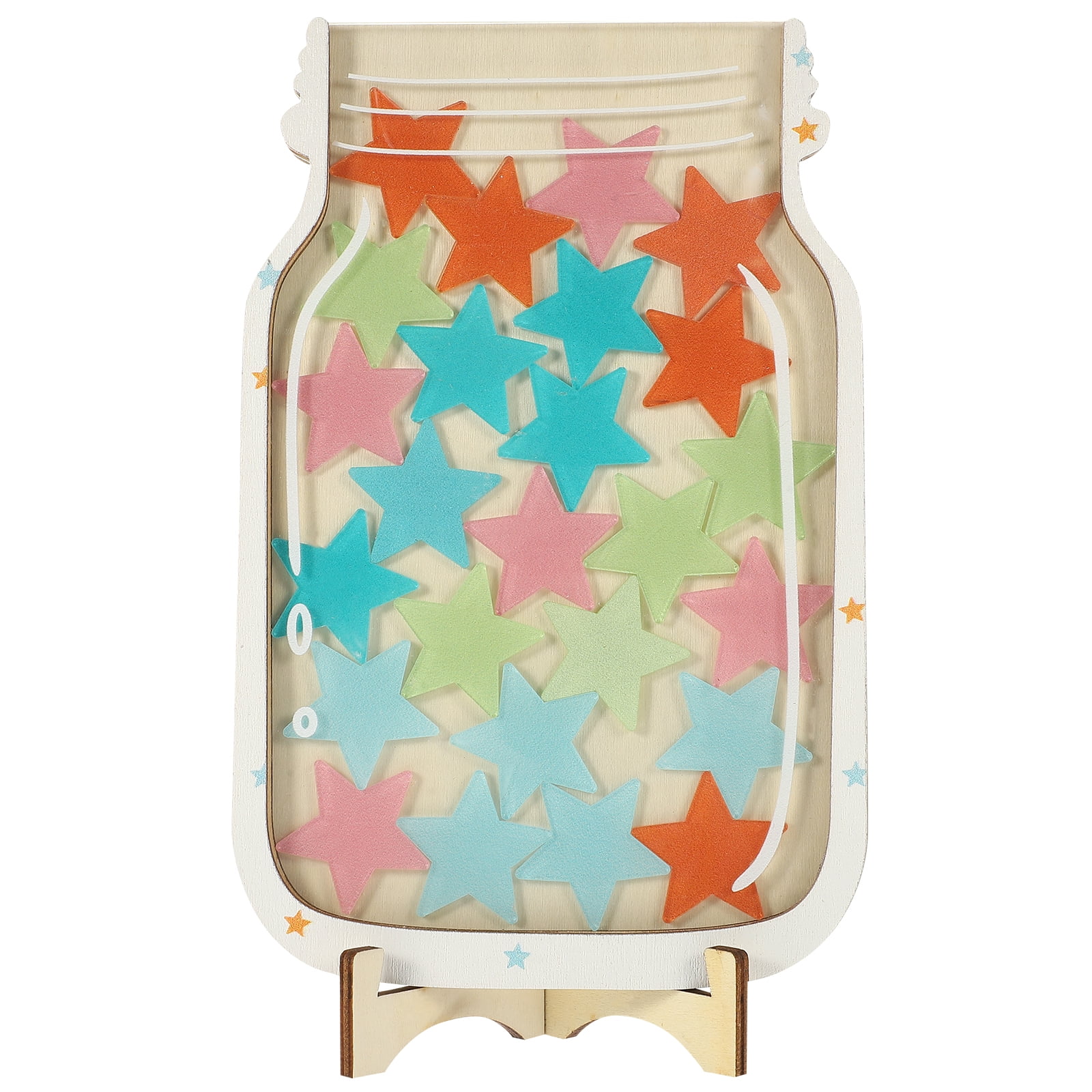 1 Set Wooden Reward Chart Motivate Jar Motivate Chart Wooden Reward ...