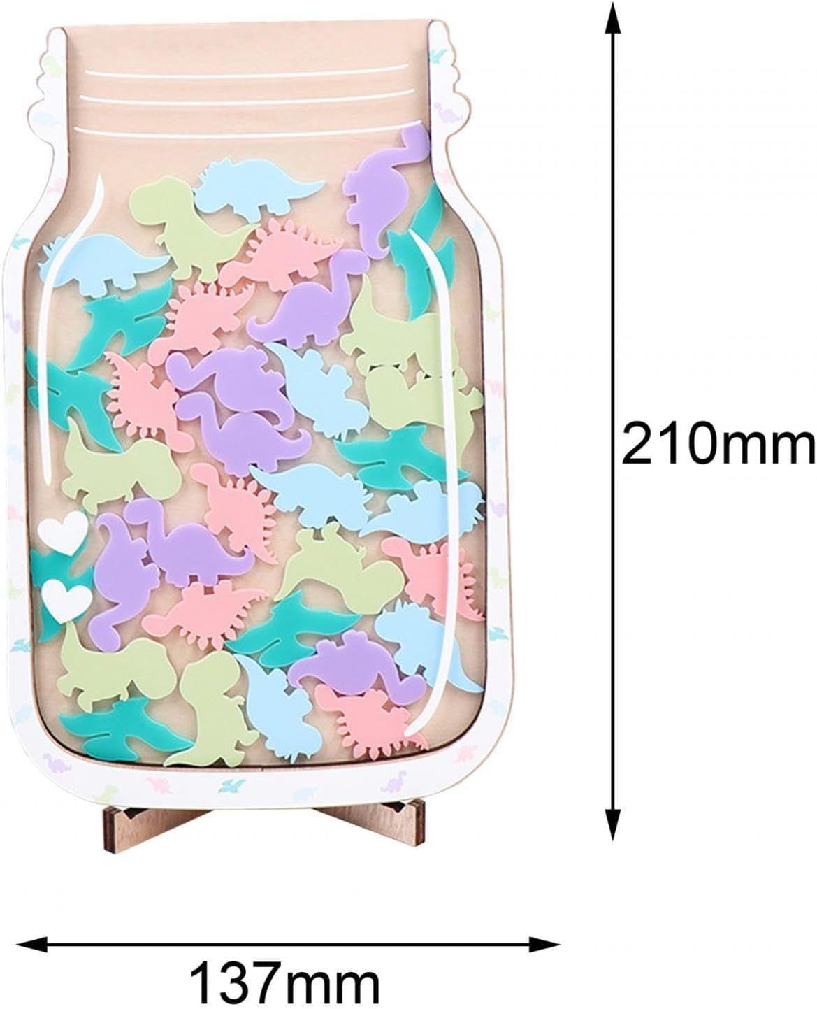 HOMEMAXS Wooden Reward Chart with Motivate Jar for School and Home ...