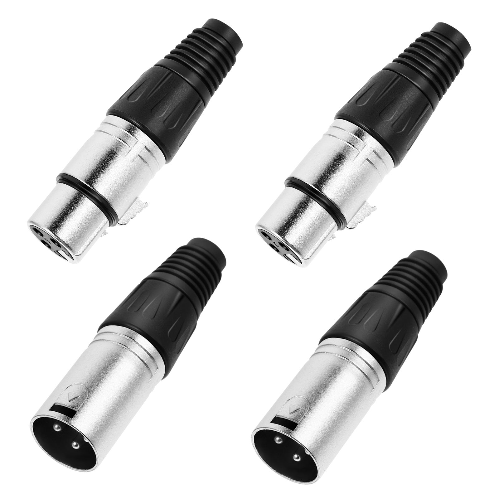 1 Set XLR Connector Replacement Female Male 3 Pin XLR Audio Socket ...